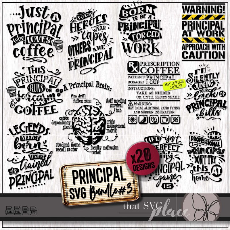 Principal Svg - Etsy