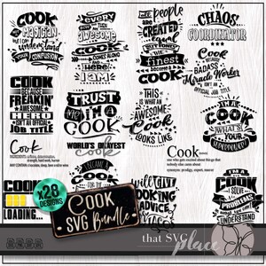 Cook SVG, Chef SVG PNG Bundle, Sous Chef Svg Clipart, Cooking ...