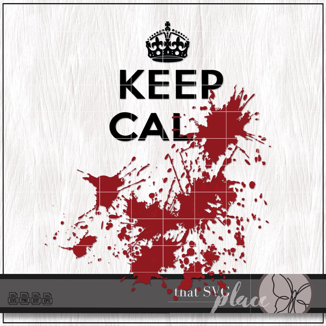 CSI Crime Scene Investigation SVG, Keep Calm True Crime SVG Png Clipart ...