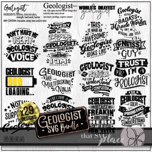 Geologist SVG, Funny Geology Student Sublimation PNG SVG Bundle ...