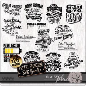 Patient Registration SVG, Registrar SVG PNG Bundle, Patient Register ...