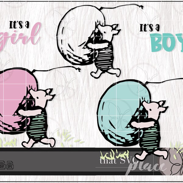 Winnie the Pooh Gender Reveal Shirts - Etsy