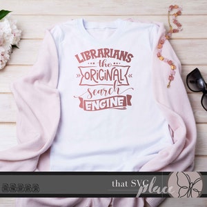 Librarian SVG PNG, Library SVG, School Librarian Svg, Funny Book Lover ...