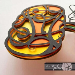 3D Fancy Pumpkin SVG, Pumpkin Clipart, Autumn SVG, Swirly Pumpkin SVG ...