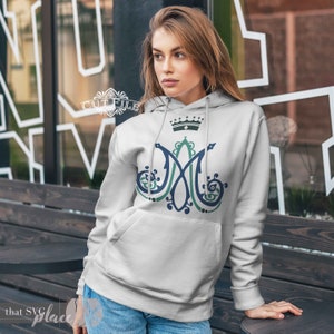 Virgin Mary SVG, Auspice Maria SVG, Mother Mary of God SVG, Marian ...