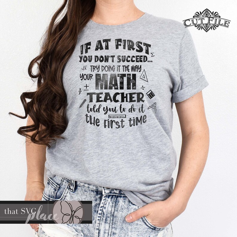 Math Teacher SVG Math SVG Math Poster SVG Cricut Cutting - Etsy