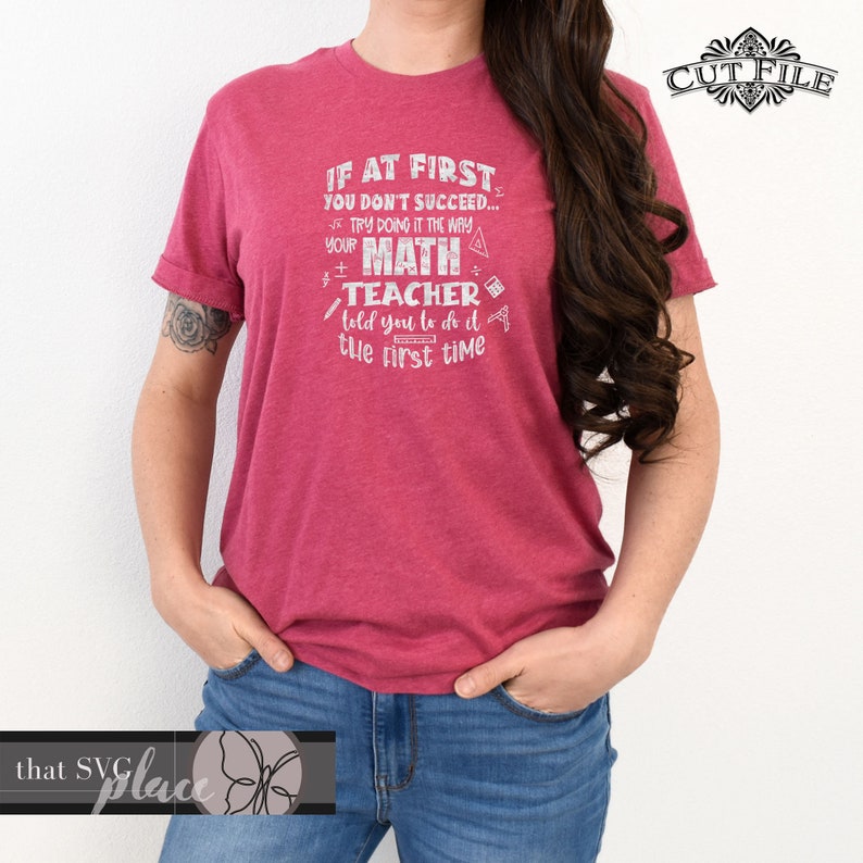 Math Teacher SVG Math SVG Math Poster SVG Cricut Cutting - Etsy