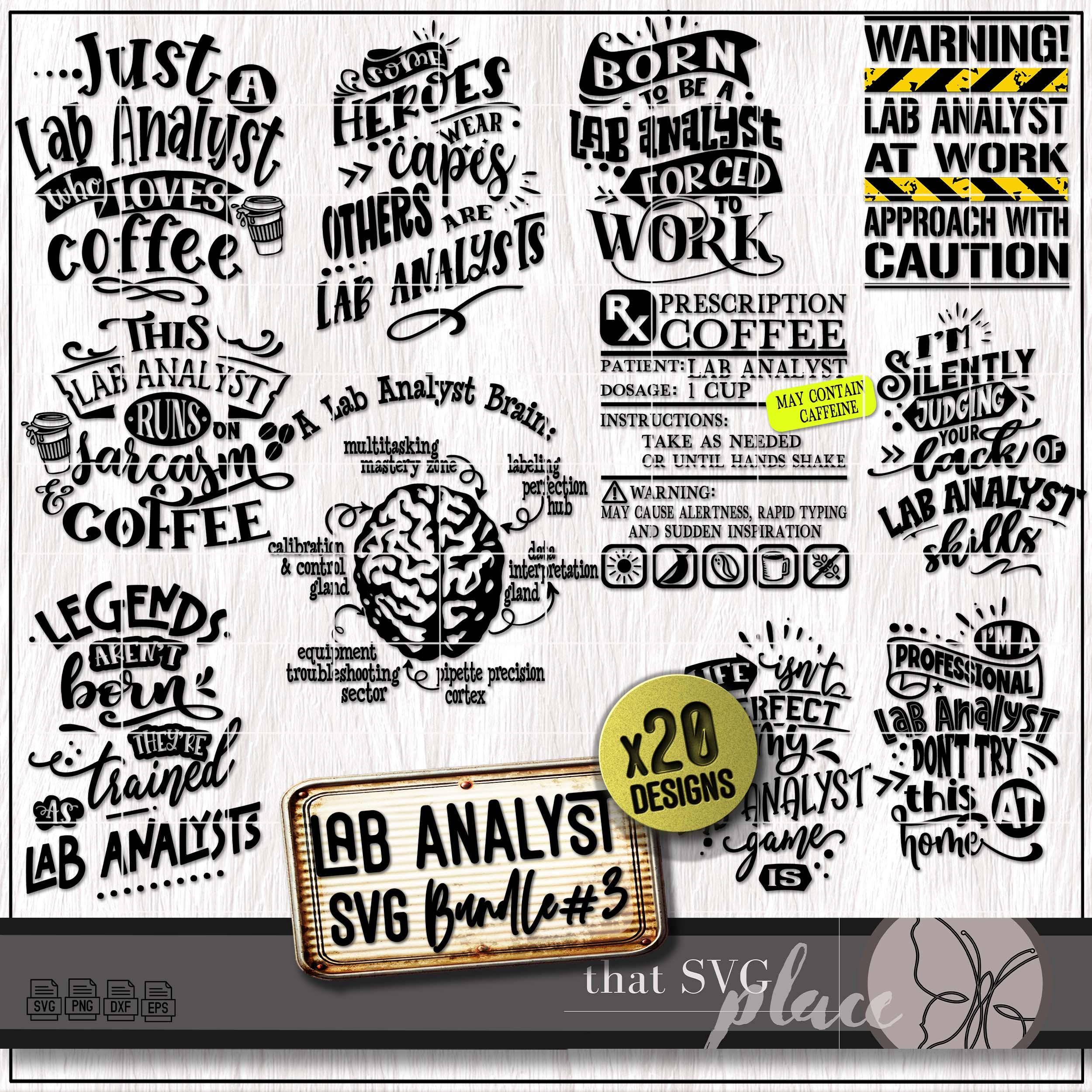 Lab Analyst SVG, Lab Technologist PNG Bundle #3, Lab Tech Svg ...