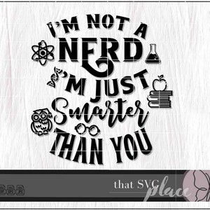 Geek SVG, Nerd SVG, Nerdy SVG, Teacher Svg Cricut Cutting File ...