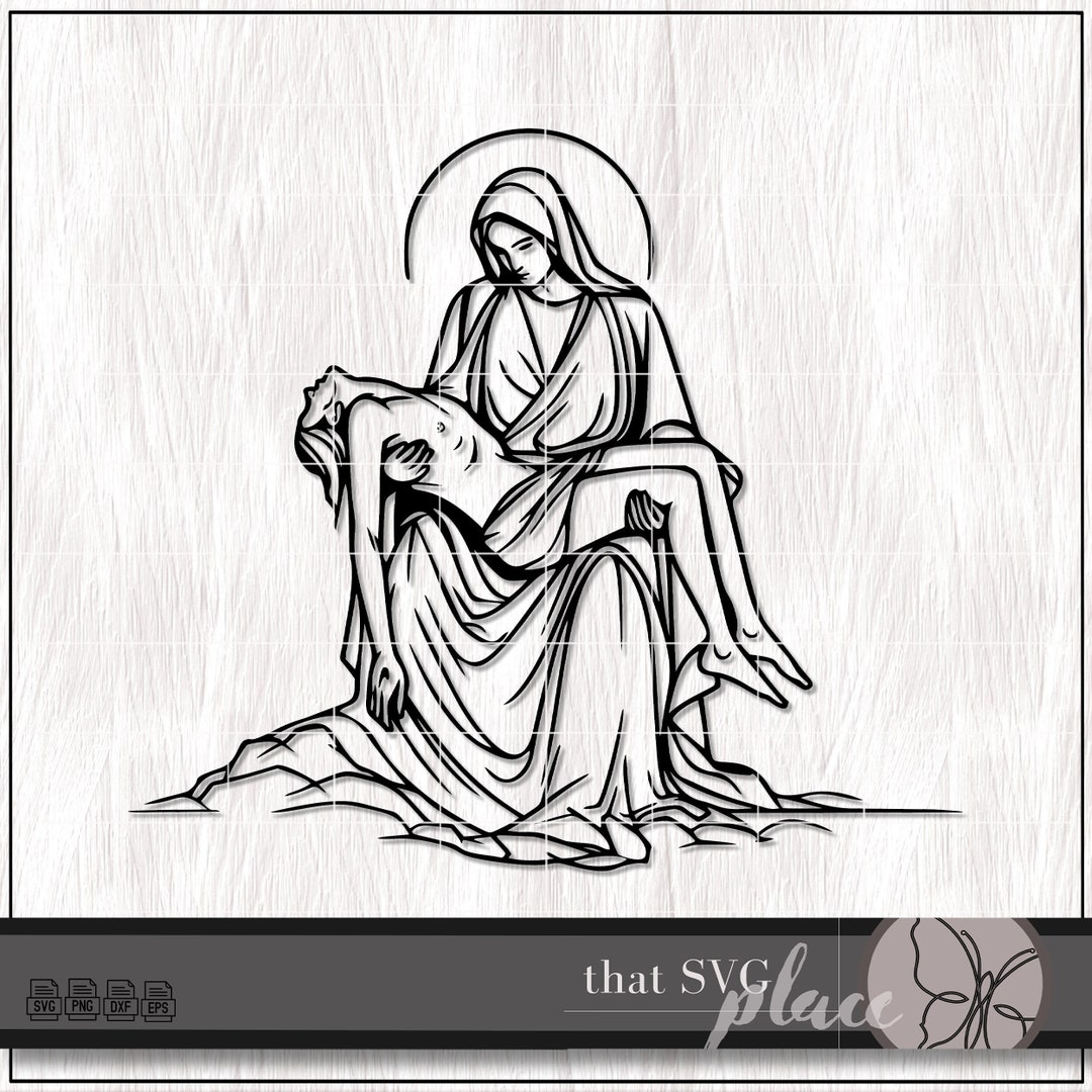 Virgin Mary SVG, Jesus SVG, Mother of Jesus SVG, Christian Shirt Svg ...