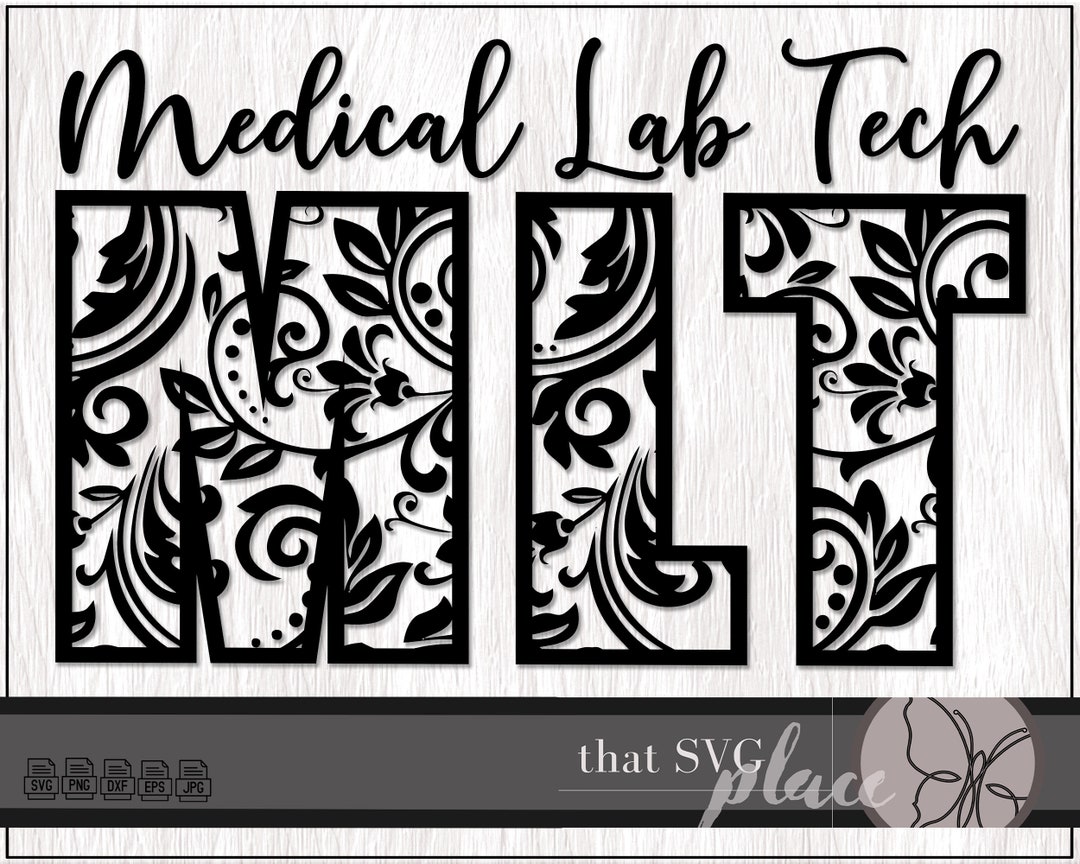 Lab Tech SVG MLT SVG Laboratory Technologist Svg Eps Png - Etsy