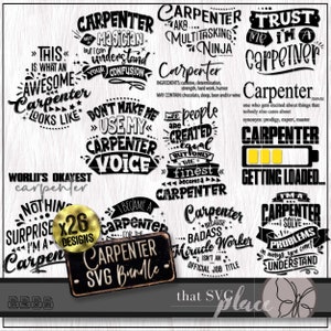 Carpenter SVG Bundle, Handyman SVG, Construction Worker SVG Png ...