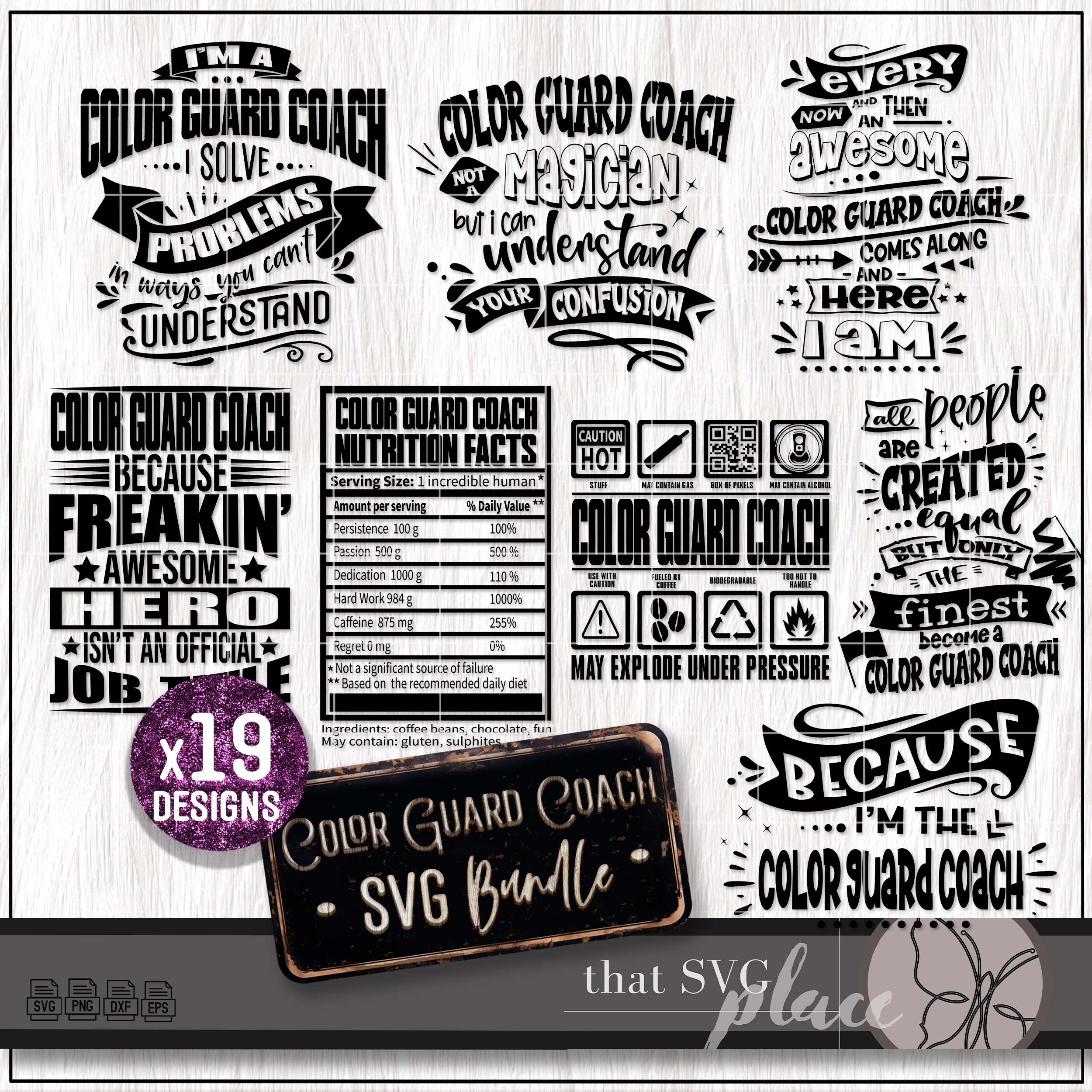 Color Guard Coach SVG, Color Guard SVG, Drum Corps SVG, Marching Band ...