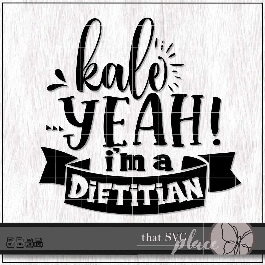 Dietitian SVG PNG, Dietary SVG, Registered Dietitian Svg, Nutritionist ...
