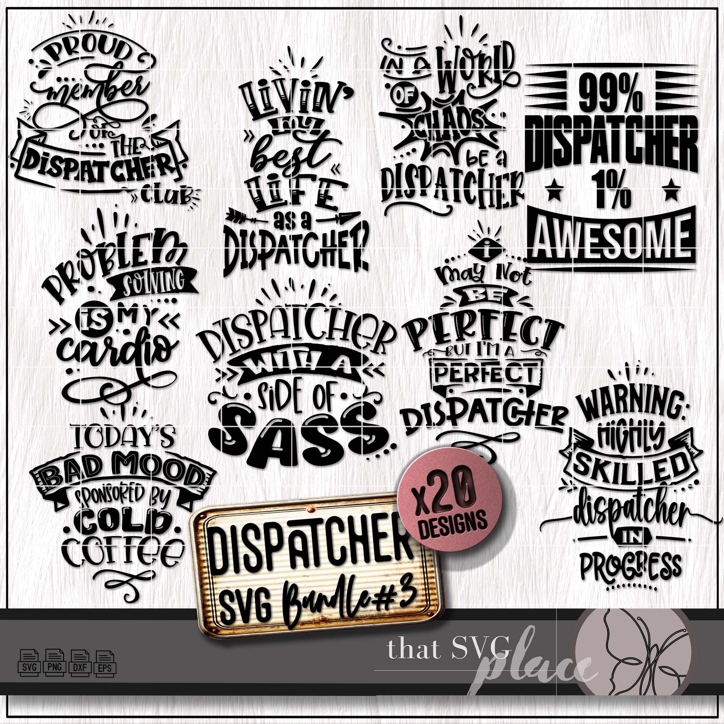 911 Dispatcher SVG, Dispatch PNG Bundle #3, Funny Dispatch Sublimation ...