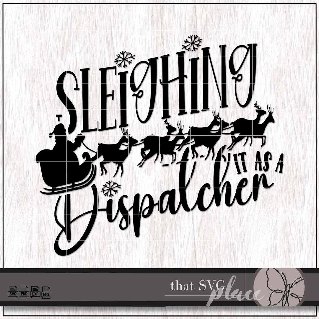 911 Dispatcher SVG, Christmas Dispatch Sublimation PNG SVG ...