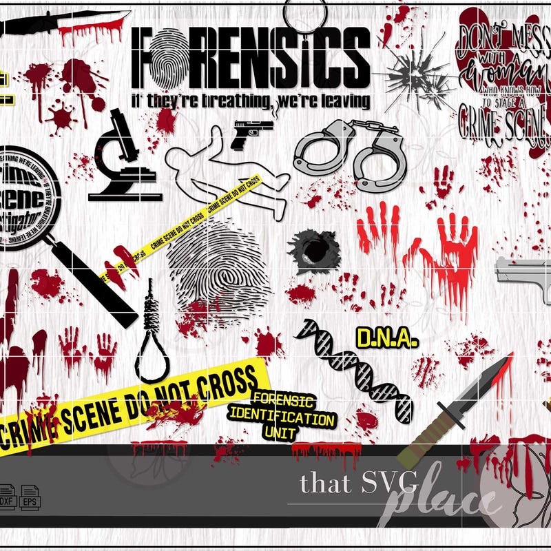 Forensics Clip Art - Etsy