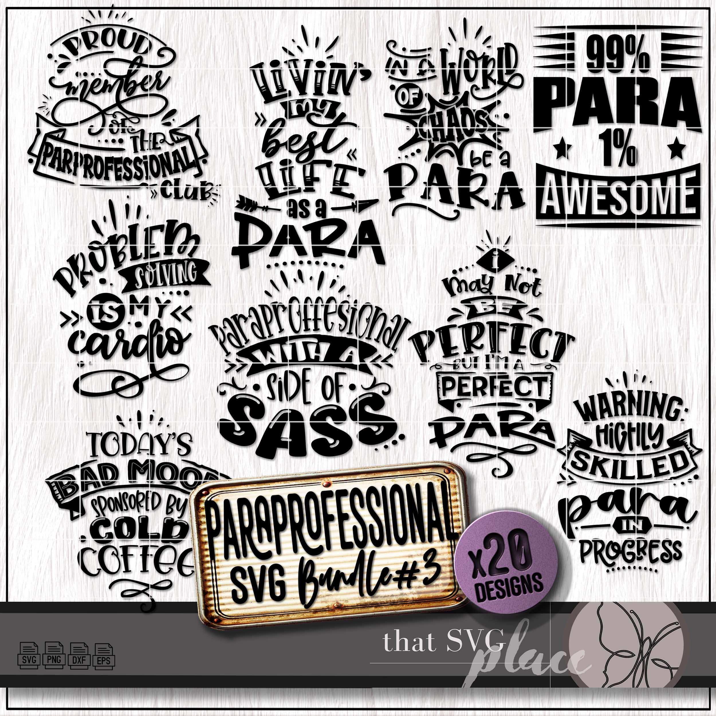 Para SVG, Paraprofessional PNG Bundle #3, Funny Para Svg, Shirt SVG ...