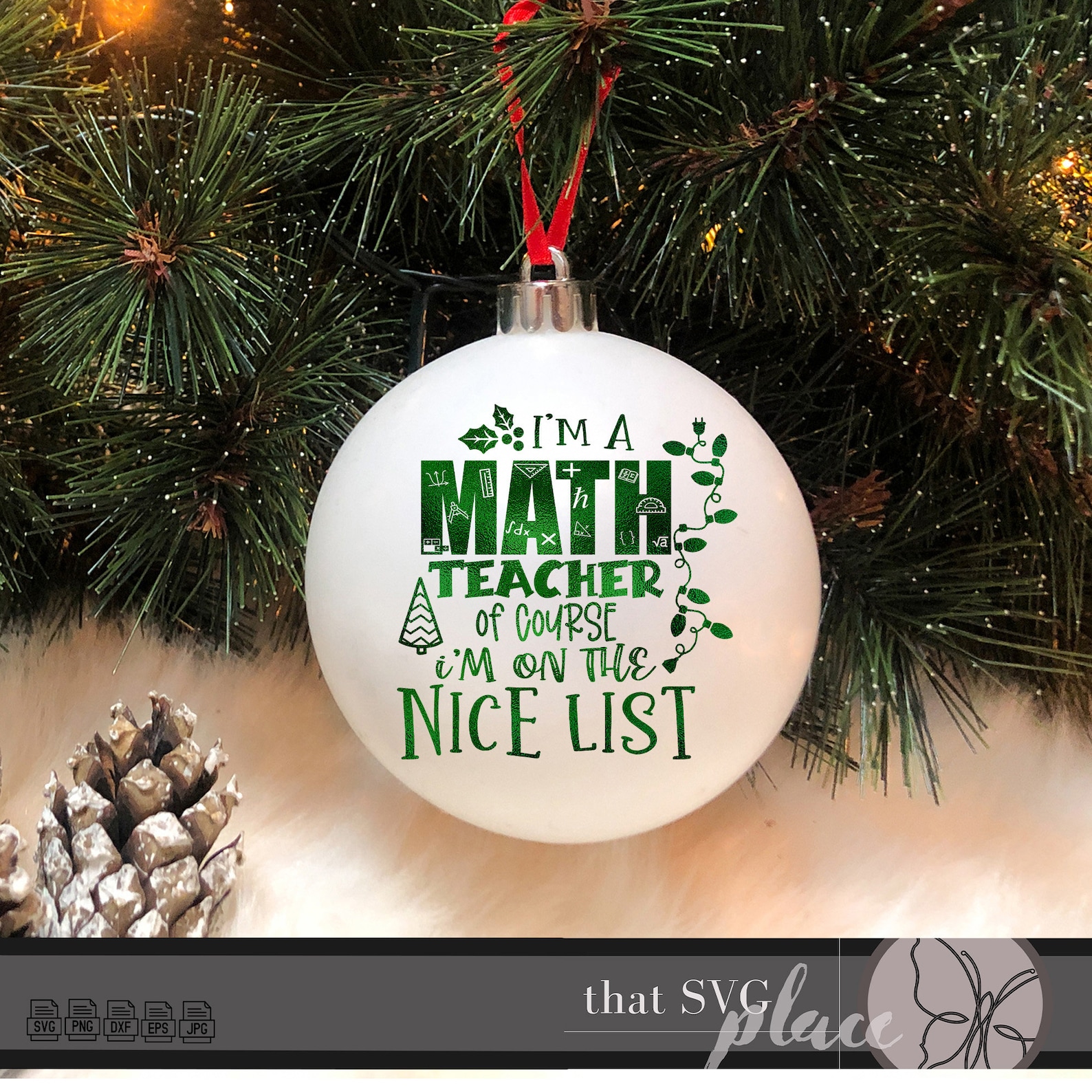 Math Teacher SVG Math SVG Teacher SVG Cricut Cutting File - Etsy