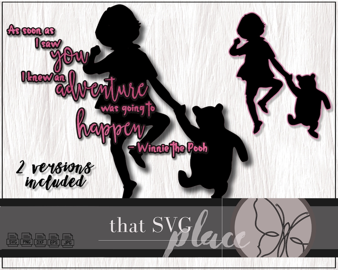Christopher Robin SVG, Classic Winnie the Pooh, EPS, PNG, Cricut ...