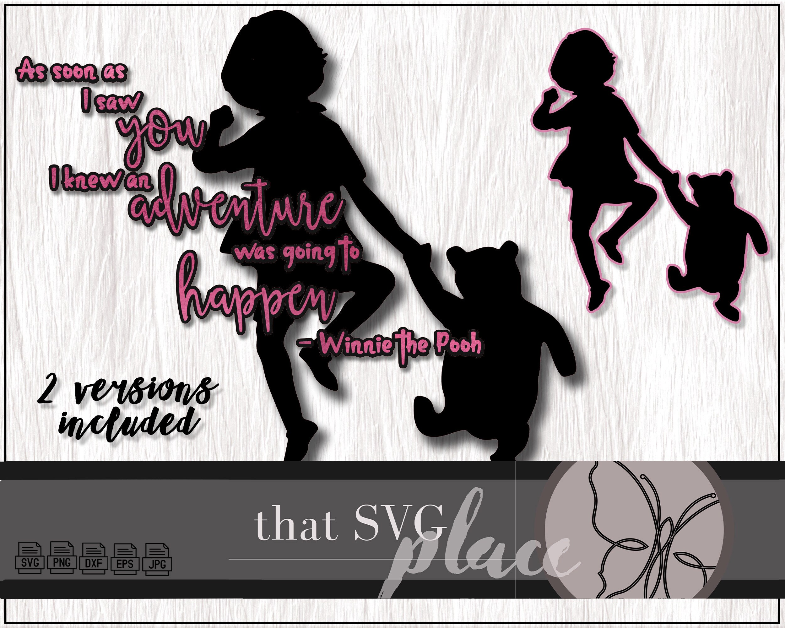 Christopher Robin SVG Classic Winnie the Pooh EPS PNG - Etsy Canada
