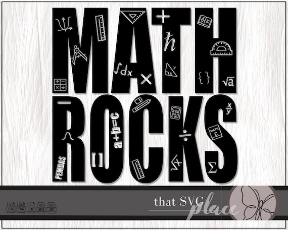 Math Teacher SVG Math SVG Teacher SVG Cricut Cutting File - Etsy