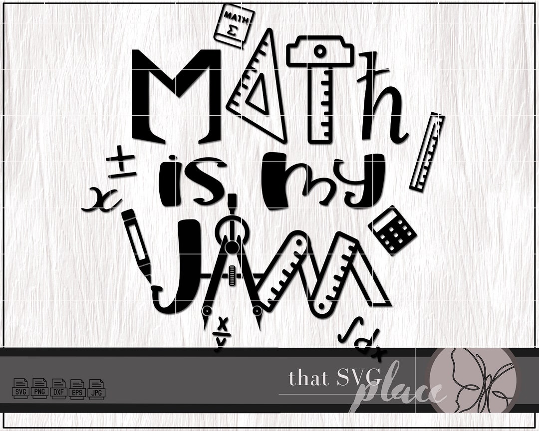 Math Teacher SVG, Math SVG, Math Classroom Decor, Teacher SVG Cricut ...