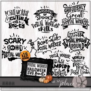 Postal Worker SVG, Halloween PNG Bundle, Funny Postal Office Worker SVG ...