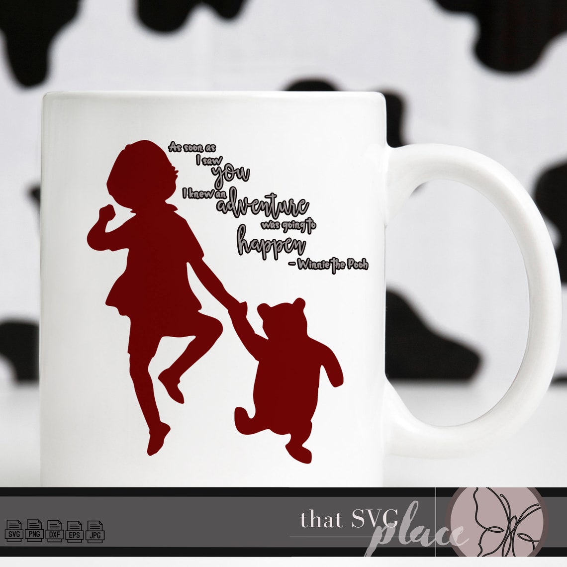 Christopher Robin SVG Classic Winnie the Pooh EPS PNG | Etsy