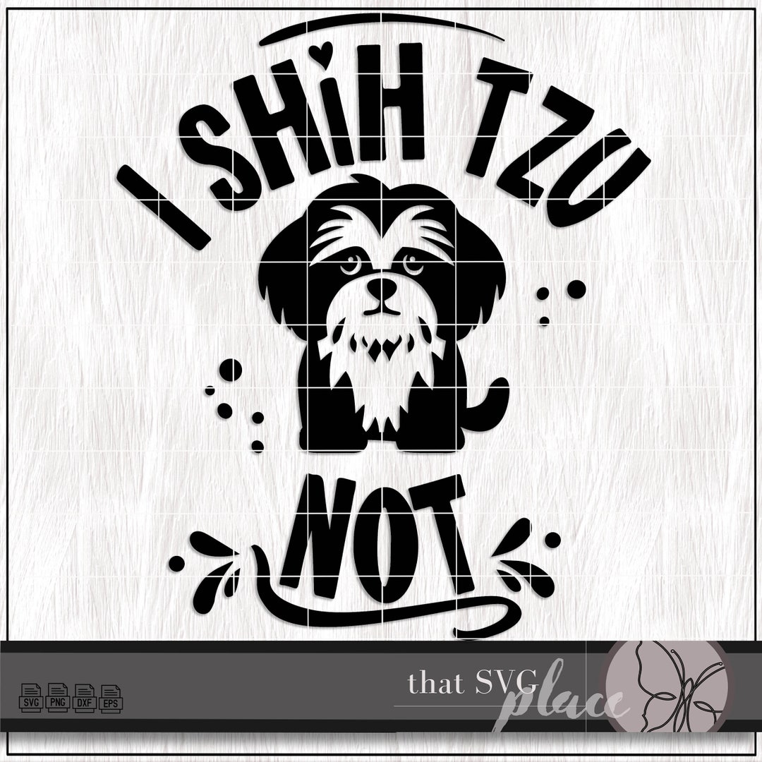 Shih Tzu SVG PNG Clipart, Dog Breed Svg, Shih Tzu Mom Svg, Dog Svg ...