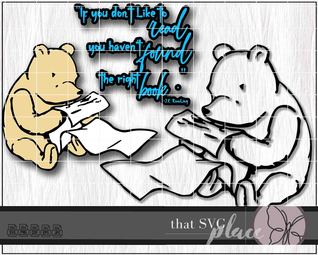 Classic Winnie the Pooh SVG, Pooh Bear SVG, Classic Pooh, SVG Pooh, Png ...