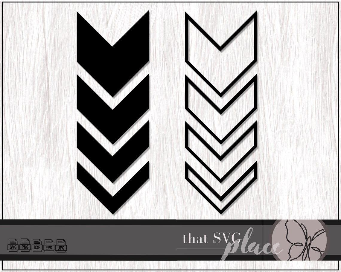 Chevron Arrow SVG Chevron SVG Chevron Pattern SVG Eps Png - Etsy