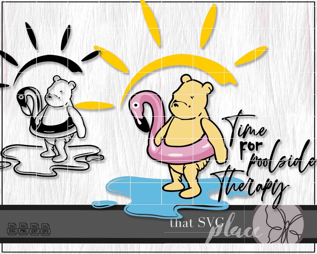 Winnie the Pooh SVG, Pool SVG, Pooh Bear SVG, Pooh Clipart, Png Vector ...