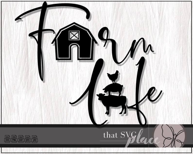 Farm Life SVG Farm SVG Farmhouse SVG Farm Animal Svg - Etsy
