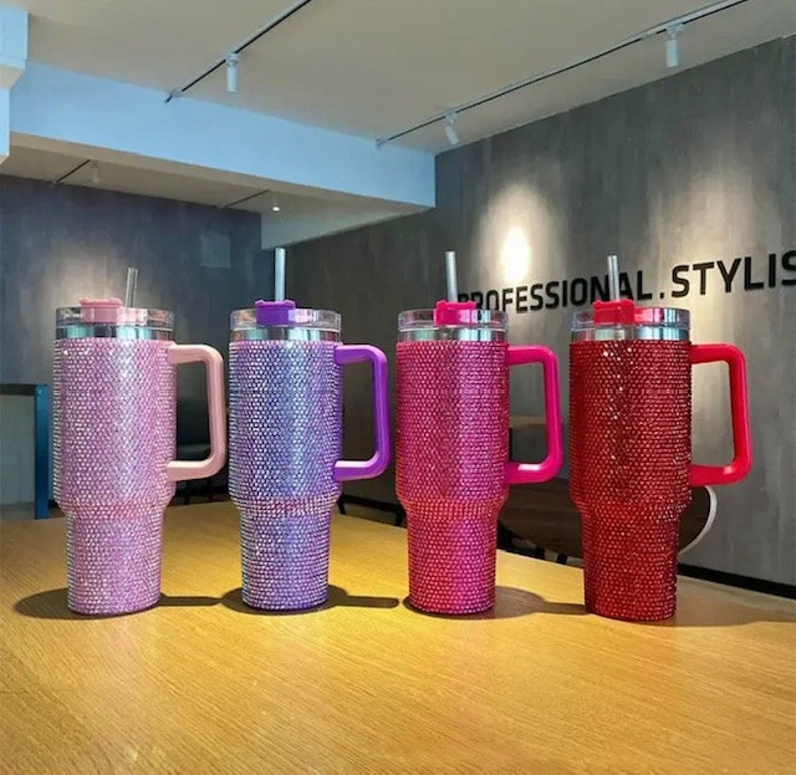 Diamond Insulated Tumbler 40oz 40oz Insulated Tumbler Water Bottle ...