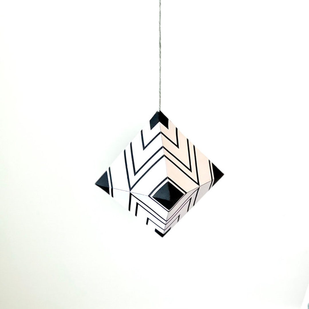 Mobile Pendant Double Pyramid Rhombus I Handicraft Template With ...