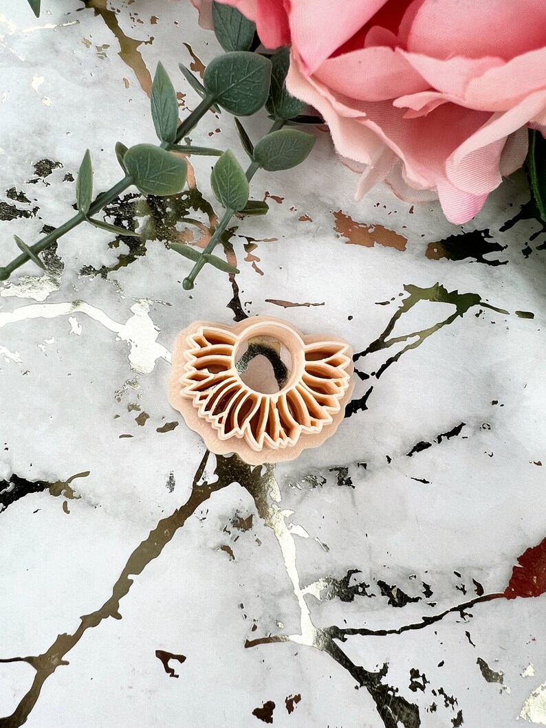 Half Sunflower 2 Polymer Clay Cutter Floral Earrings Tool - Etsy