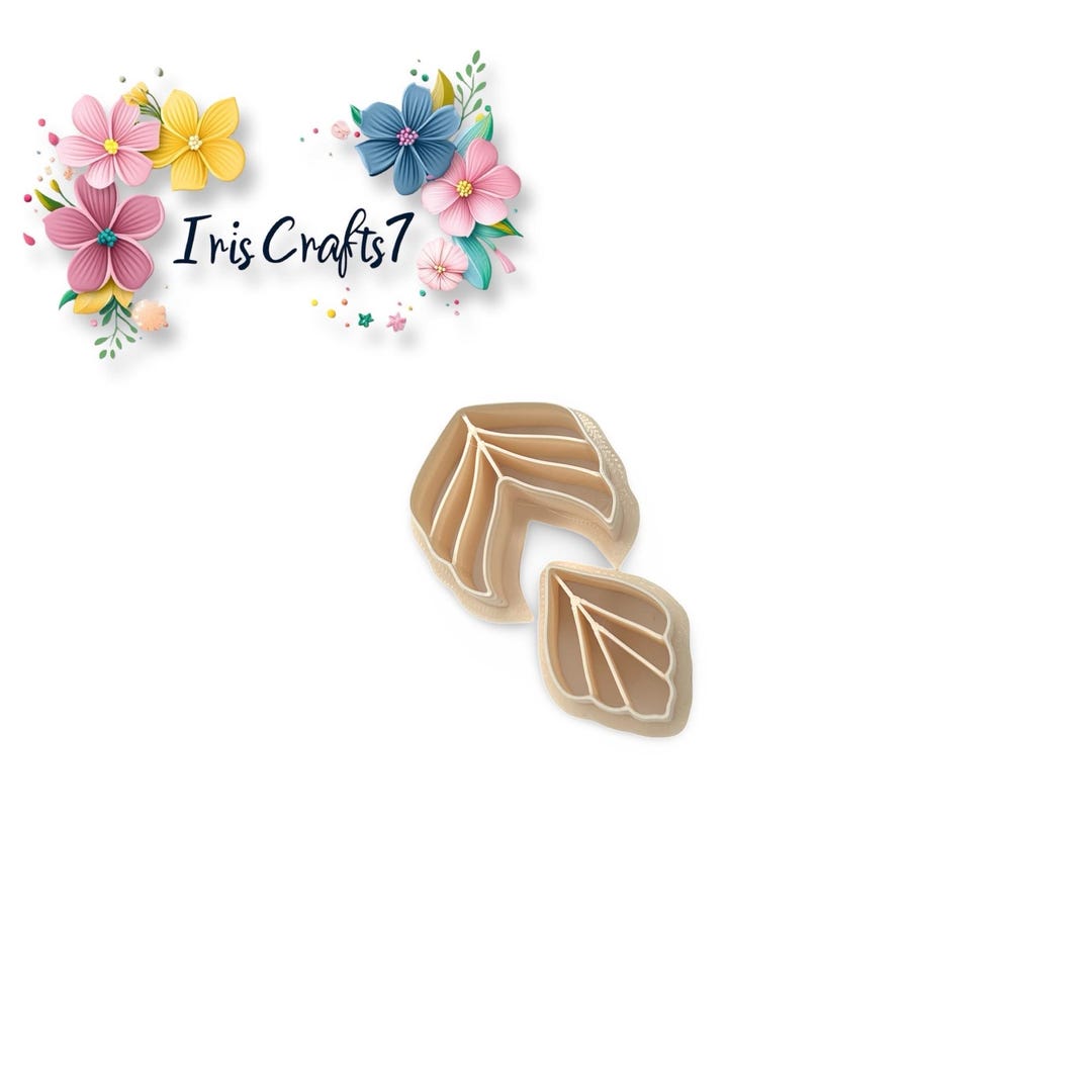 Leaf 2 Parts Polymer Clay Cutters - Earring Making - Ceramic Tools - Etsy
