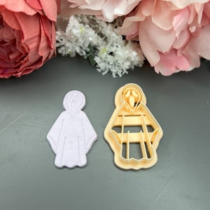 Scream 2 Polymer Clay Cutter_ Halloween Earrings_ Ceramic Tools ...