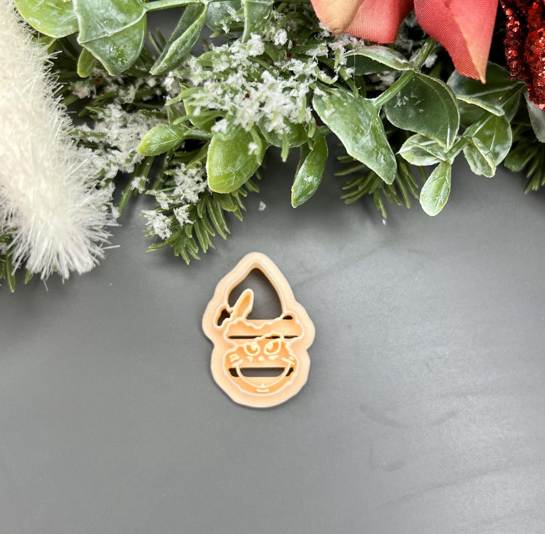 Grinch 4 Polymer Clay Cutters for Holiday Crafts - Unique Grinch Design ...