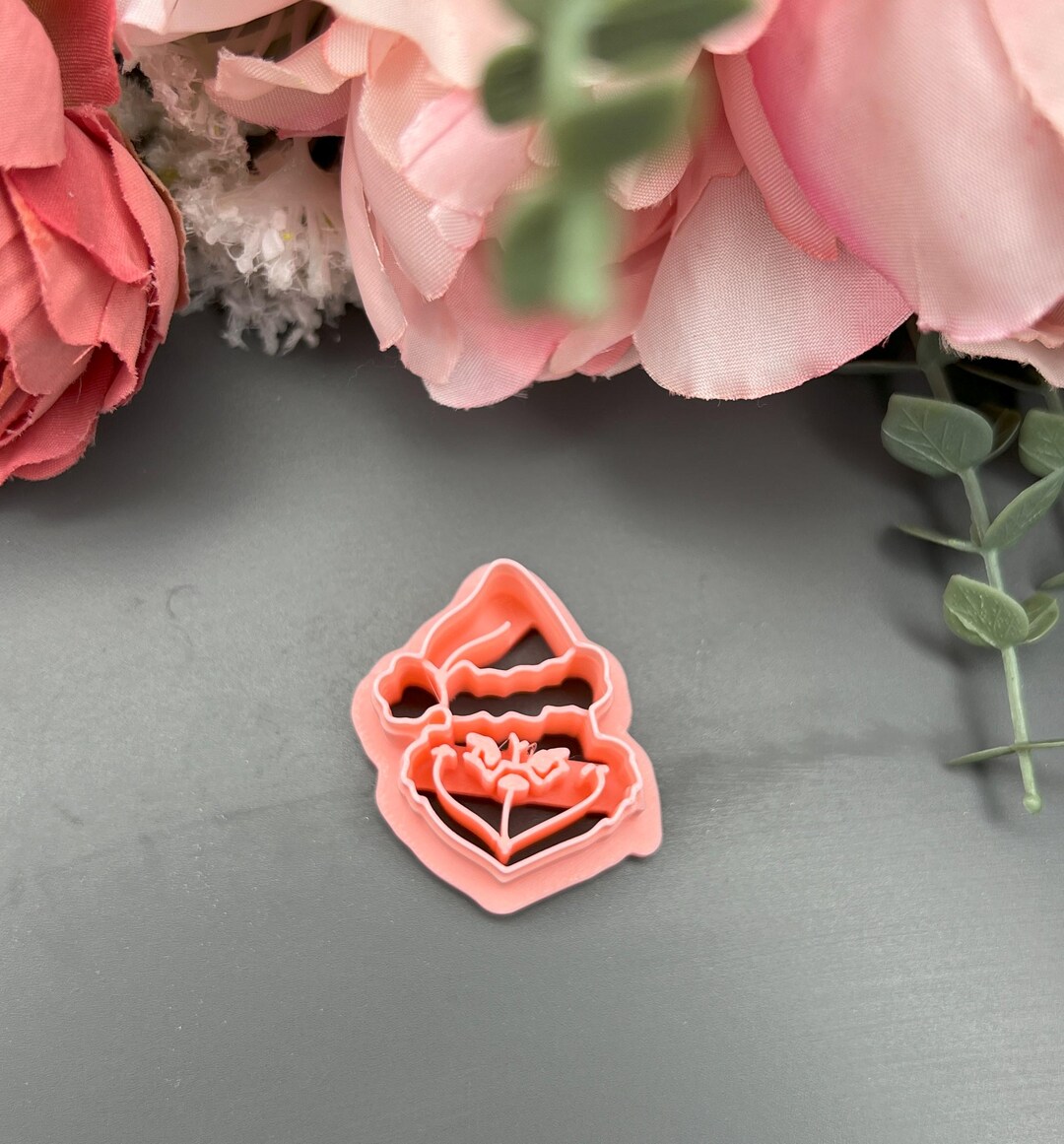 Grinch Polymer Clay Cutter, Christmas Earrings, Holiday Jewelry Making ...