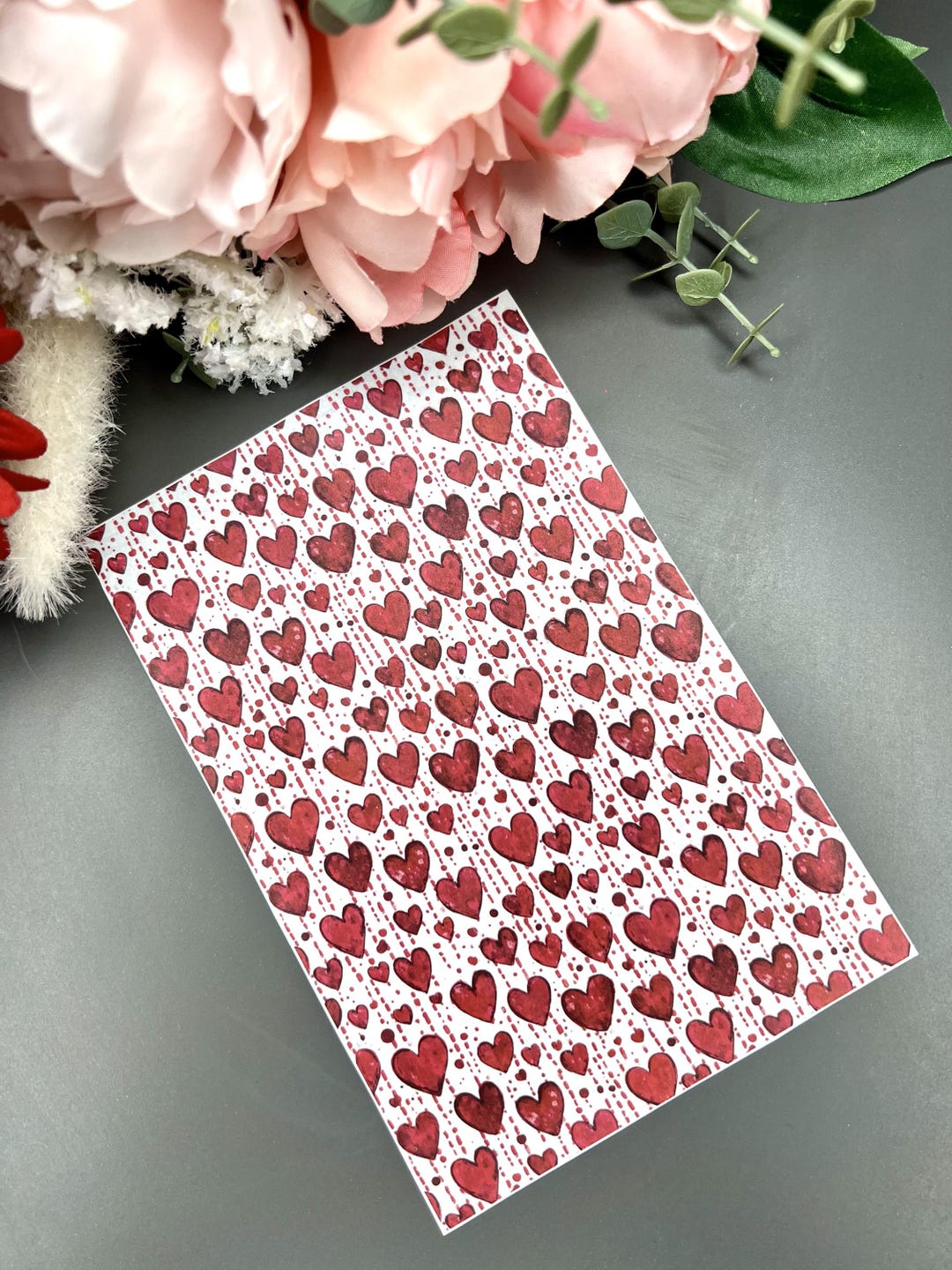 Hearts 2 Image Transfer Paper_ Clay Tools_ Earring Making_ Magic ...