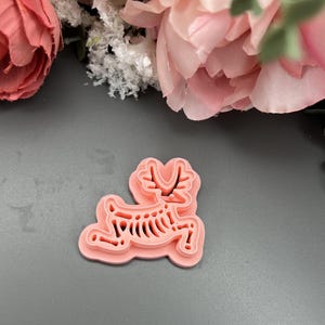 Deer Skeleton Polymer Clay Cutter - Ideal for DIY Jewelry & Crafts - Etsy