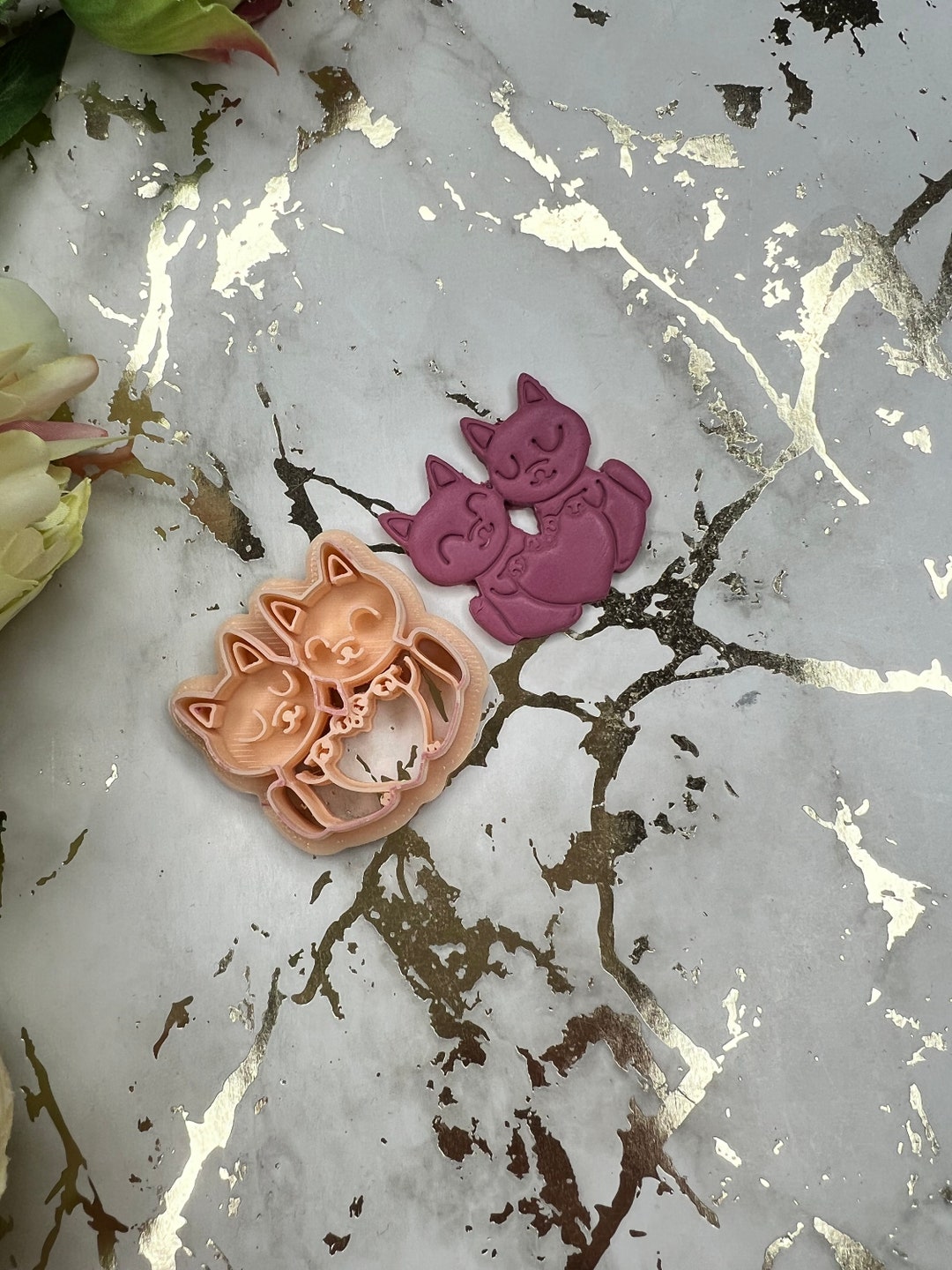 Squirrels in Love Polymer Clay Cutter - Etsy UK