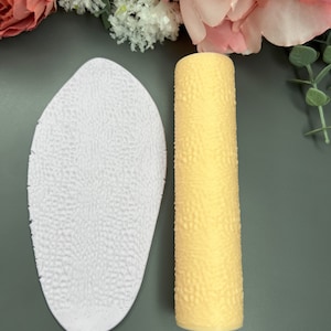 Leather Texture Roller 2_ Polymer Clay Tools_ Hand Roller_ Handmade ...