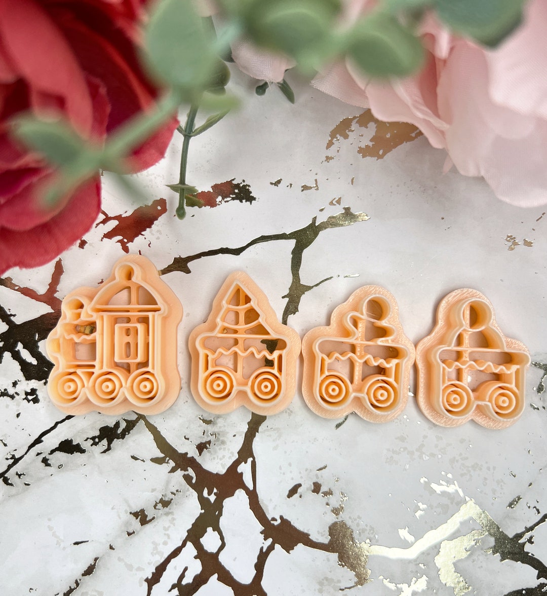 Clay Cutters Christmas Train Set Polymer Clay Cutters Christmas Cutters ...
