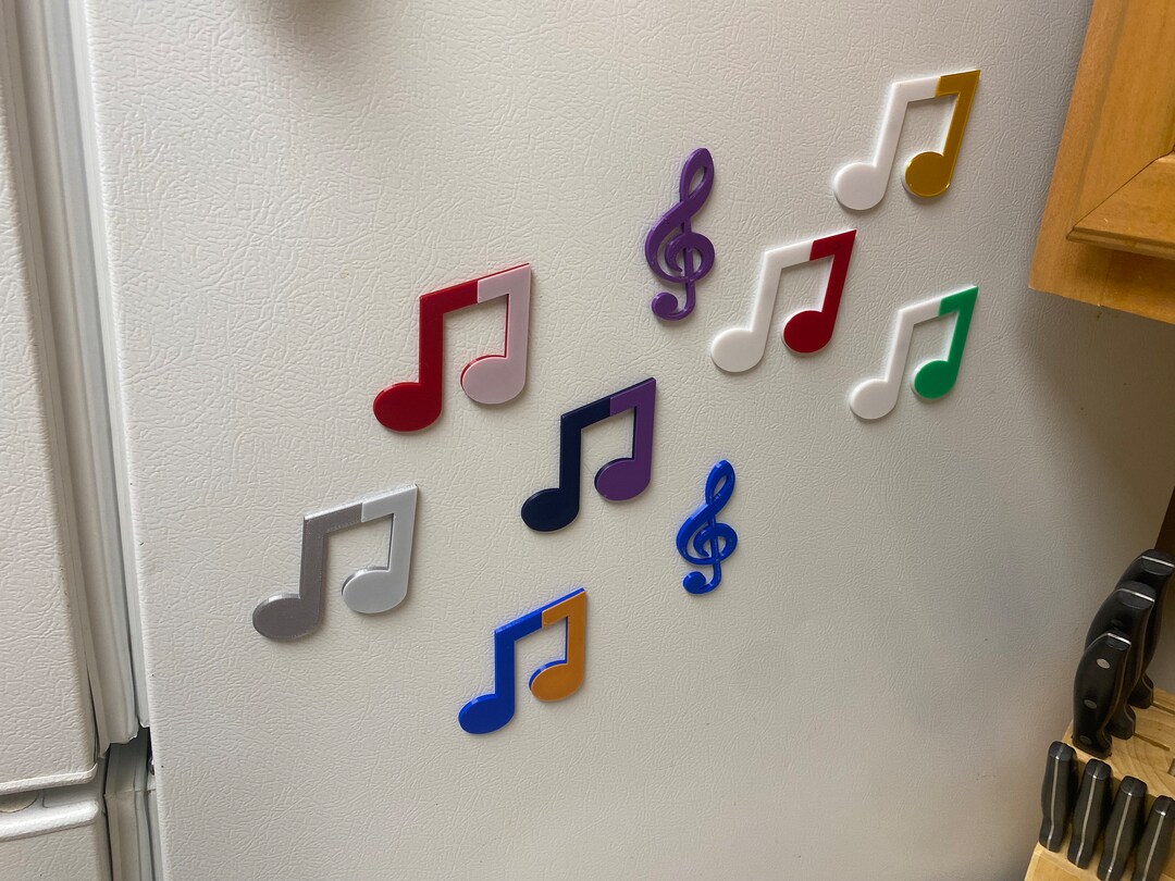 Music Note Magnets - Etsy