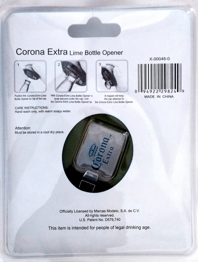 Corona Extra Lime Shape Vintage Magnetic Bottle Opener - Etsy