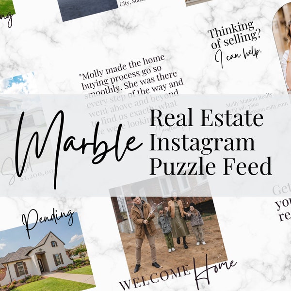 Instagram Puzzle Real Estate - Etsy