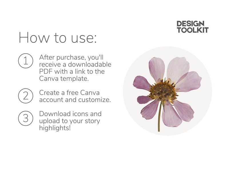 Instagram Highlight Covers, Flower IG Highlight Covers, Boho Instagram ...